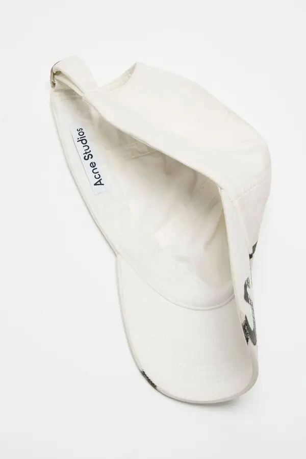 Acne Studios Logo Print Baseball Cap
