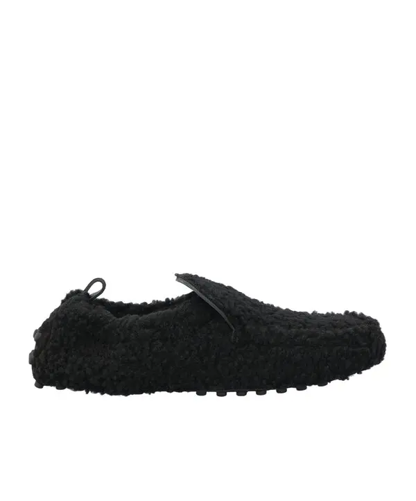 TOD'S Shearling Slip-on Loafers