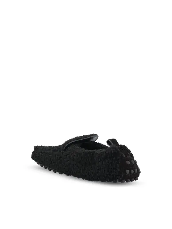 TOD'S Shearling Slip-on Loafers
