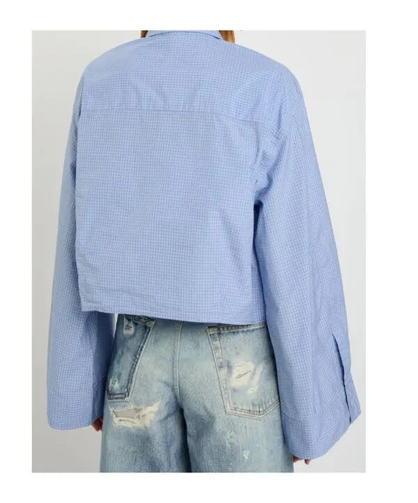 Our Legacy Balloon Checked Cotton-poplin Shirt