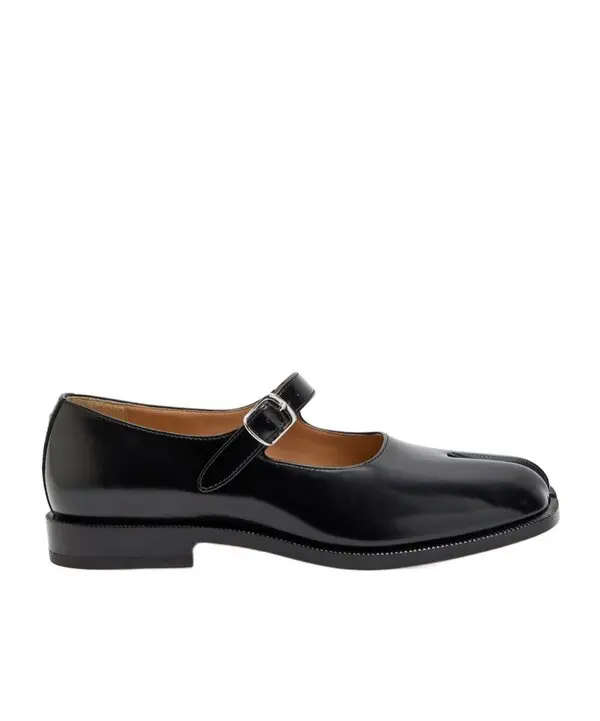 MAISON MARGIELA Leather Tabi Mary Jane Flats