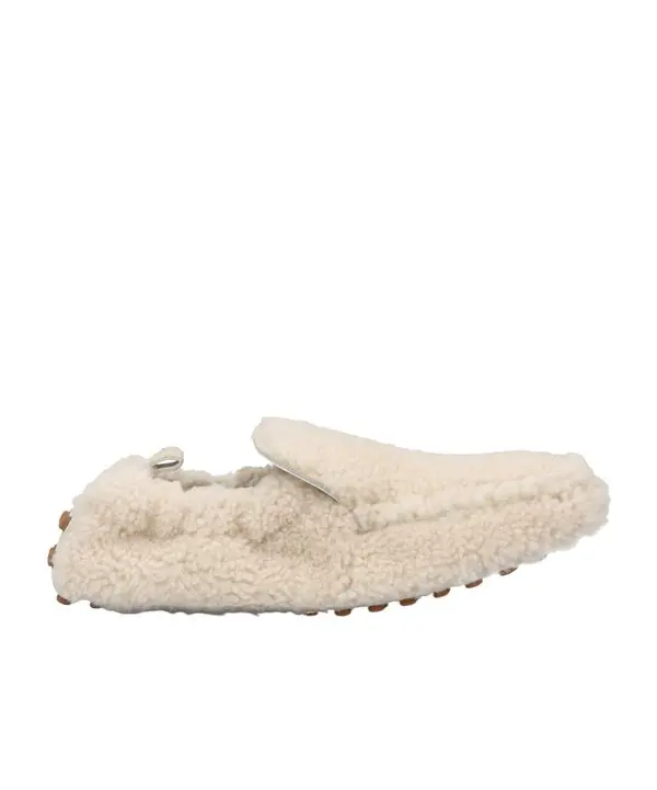 TOD'S Shearling Slip-on Loafers