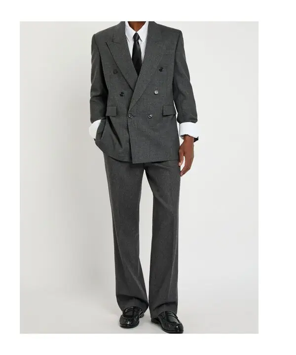 Saint Laurent Double-breasted Wool Blazer