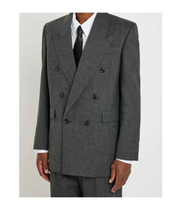 Saint Laurent Double-breasted Wool Blazer