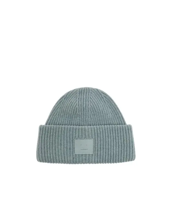 Acne Studios Pana Face Wool-blend Beanie - Gray