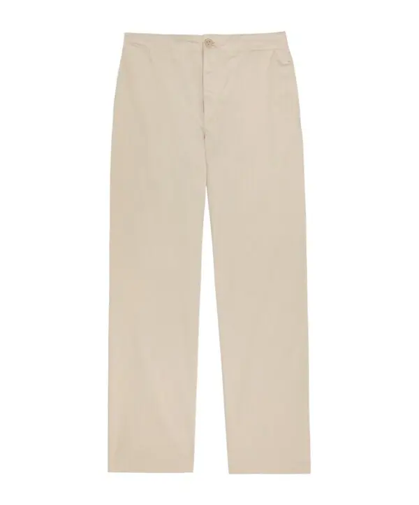 TOD'S Straight-leg Cotton-blend Trousers