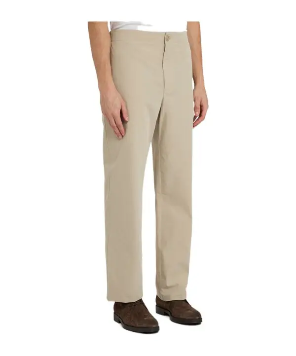 TOD'S Straight-leg Cotton-blend Trousers