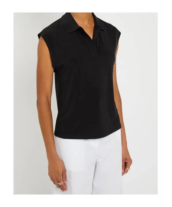 Vince Sleeveless Collared Top