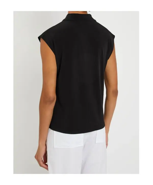 Vince Sleeveless Collared Top
