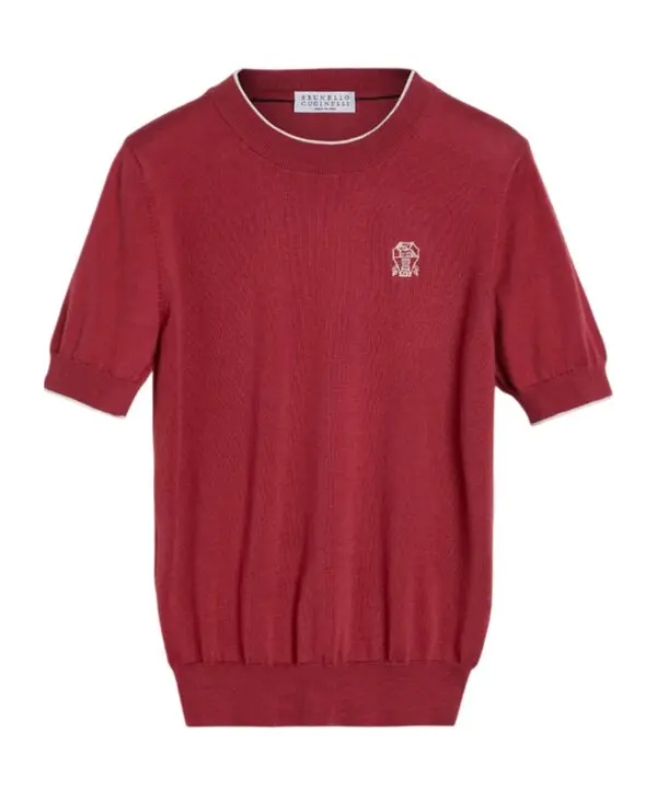 Brunello Cucinelli Knit Logo T-shirt