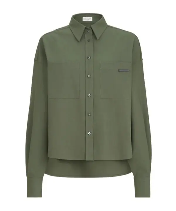 Brunello Cucinelli Tropical Luxury Wool Shirt