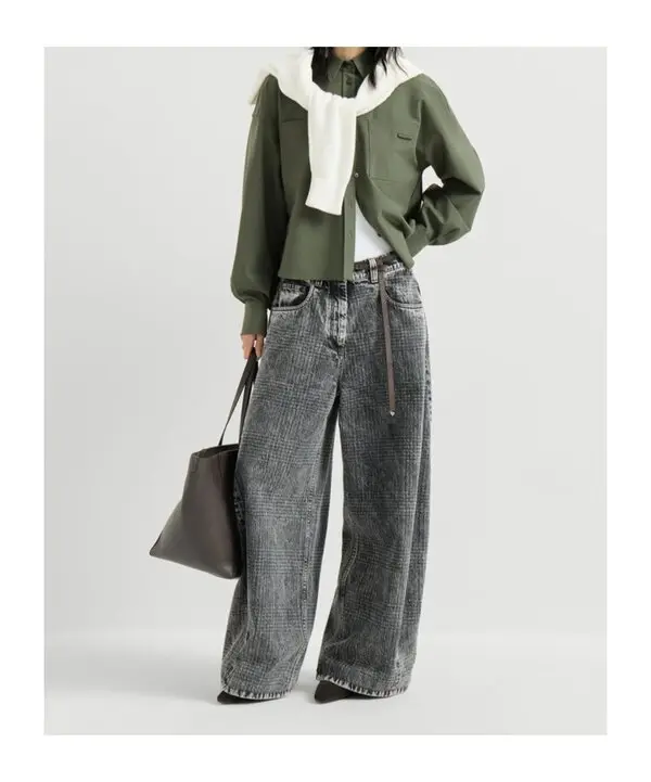 Brunello Cucinelli Tropical Luxury Wool Shirt