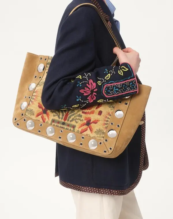 Valentino Garavani Embellished Lapel Long-sleeved Suit Jacket