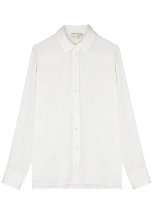 Vince Stretch-silk Shirt