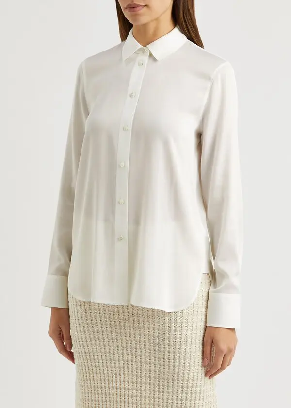 Vince Stretch-silk Shirt