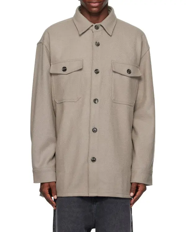 AMI Paris Long-sleeved Buttoned Shirt