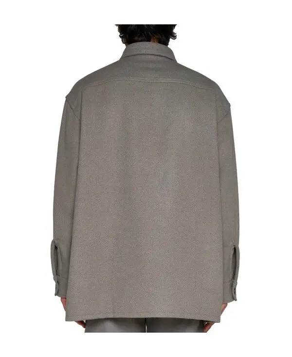 AMI Paris Long-sleeved Buttoned Shirt
