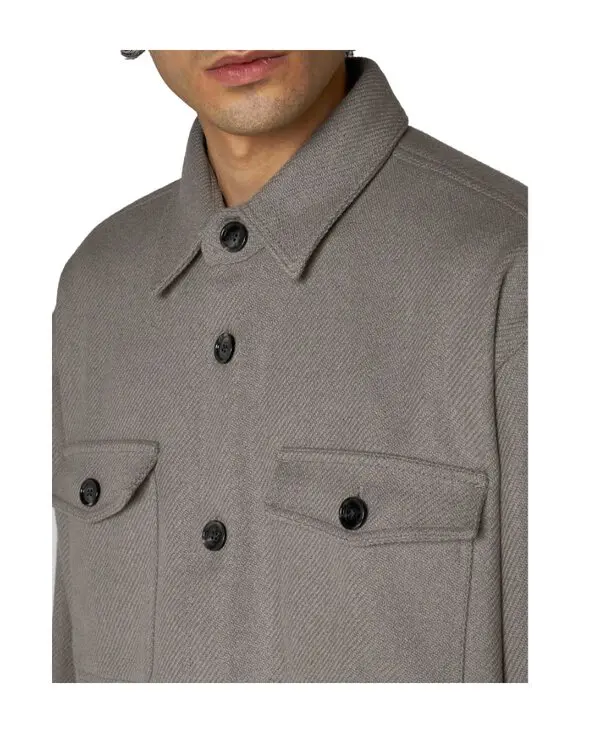 AMI Paris Long-sleeved Buttoned Shirt