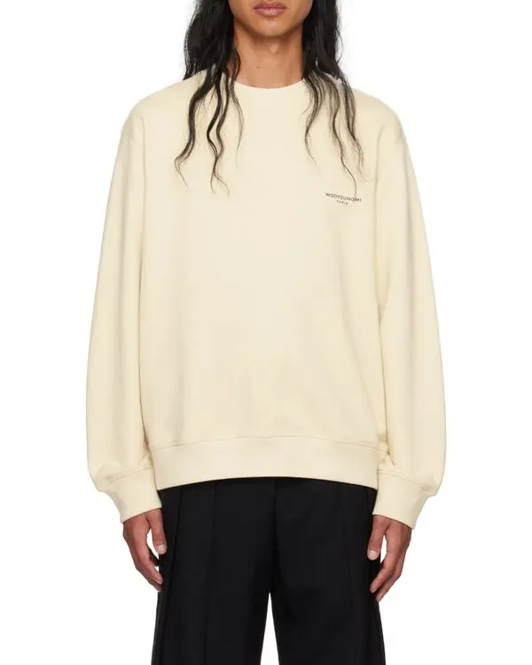 WOOYOUNGMI Round Collar Long Sleeve Sweater