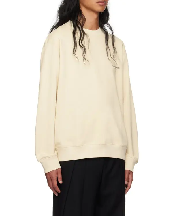 WOOYOUNGMI Round Collar Long Sleeve Sweater