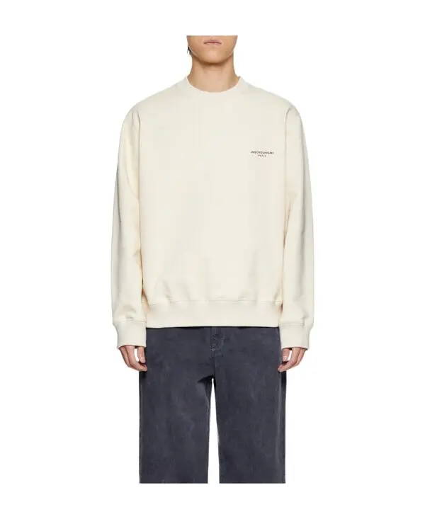 WOOYOUNGMI Round Collar Long Sleeve Sweater