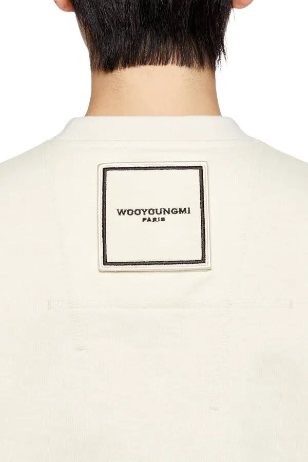 WOOYOUNGMI Round Collar Long Sleeve Sweater