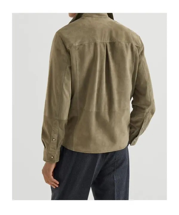 Brunello Cucinelli Suede Overshirt