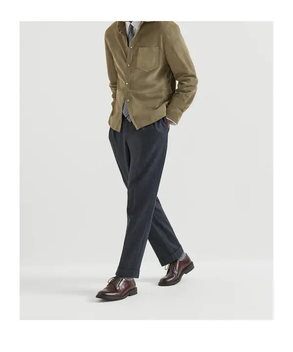 Brunello Cucinelli Suede Overshirt