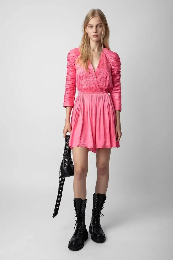 Zadig&Voltaire V-neck Gathered Dress