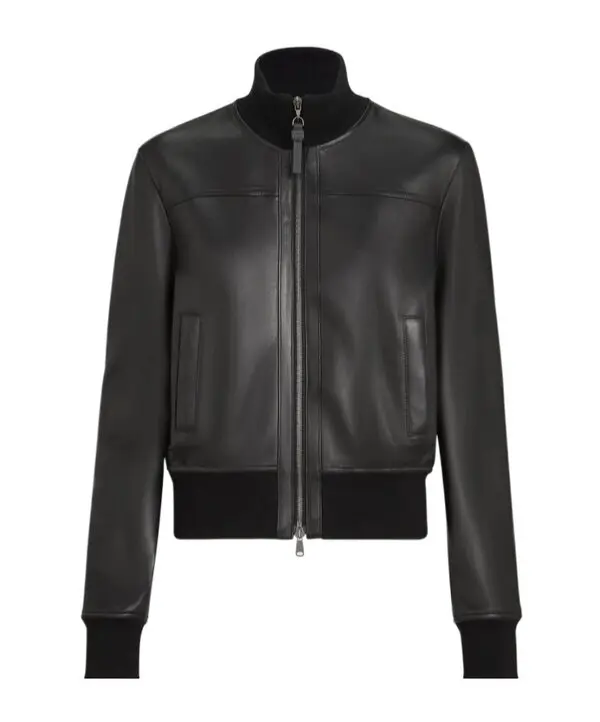 Brunello Cucinelli Nappa-leather Outerwear Jacket With Monili