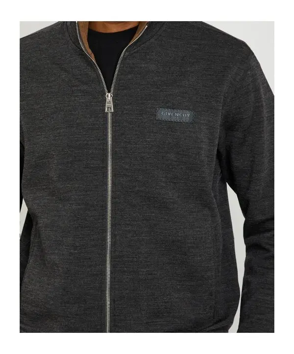 Givenchy Zippered Long-sleeved Casual Jacket