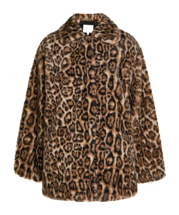 REFORMATION Stable Faux Fur Coat