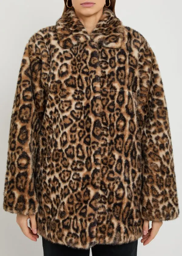 REFORMATION Stable Faux Fur Coat