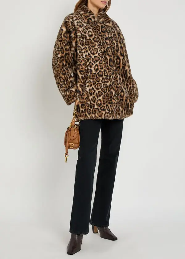 REFORMATION Stable Faux Fur Coat
