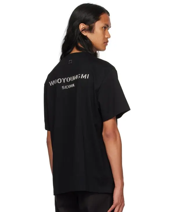WOOYOUNGMI Logo-embossed Cotton T-shirt