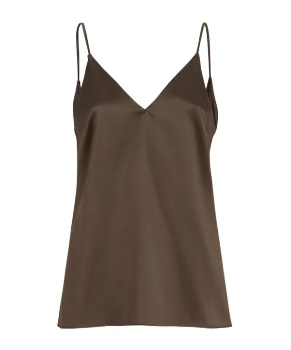 Brunello Cucinelli Stretch Silk Satin Camisole