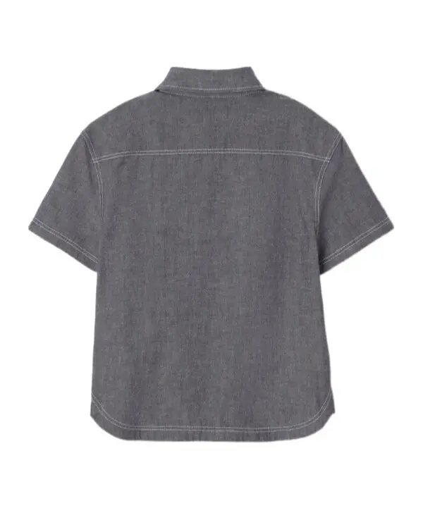 Burberry Cotton Shirt With Check Trim