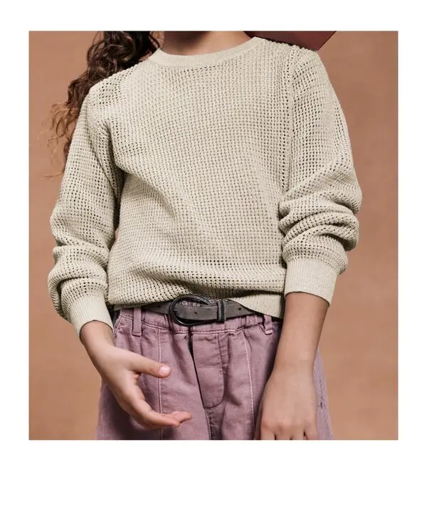 Brunello Cucinelli Ribbed Net Sweater
