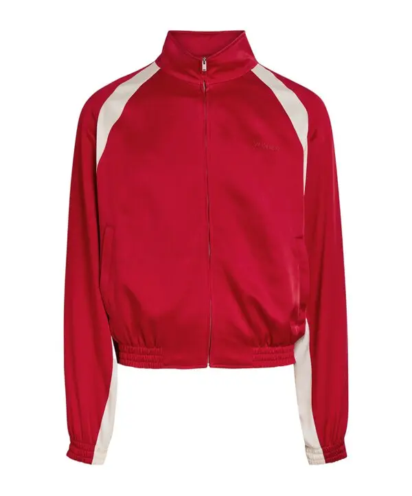Saint Laurent Satin-crepe Track Jacket