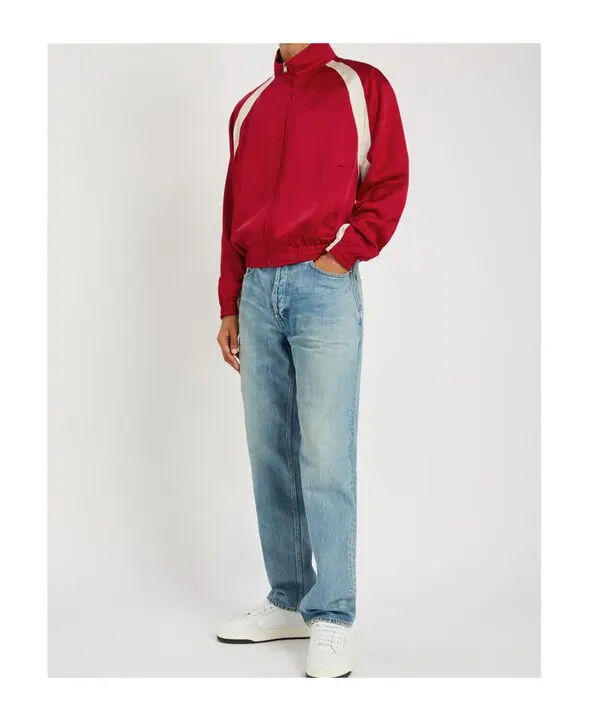 Saint Laurent Satin-crepe Track Jacket