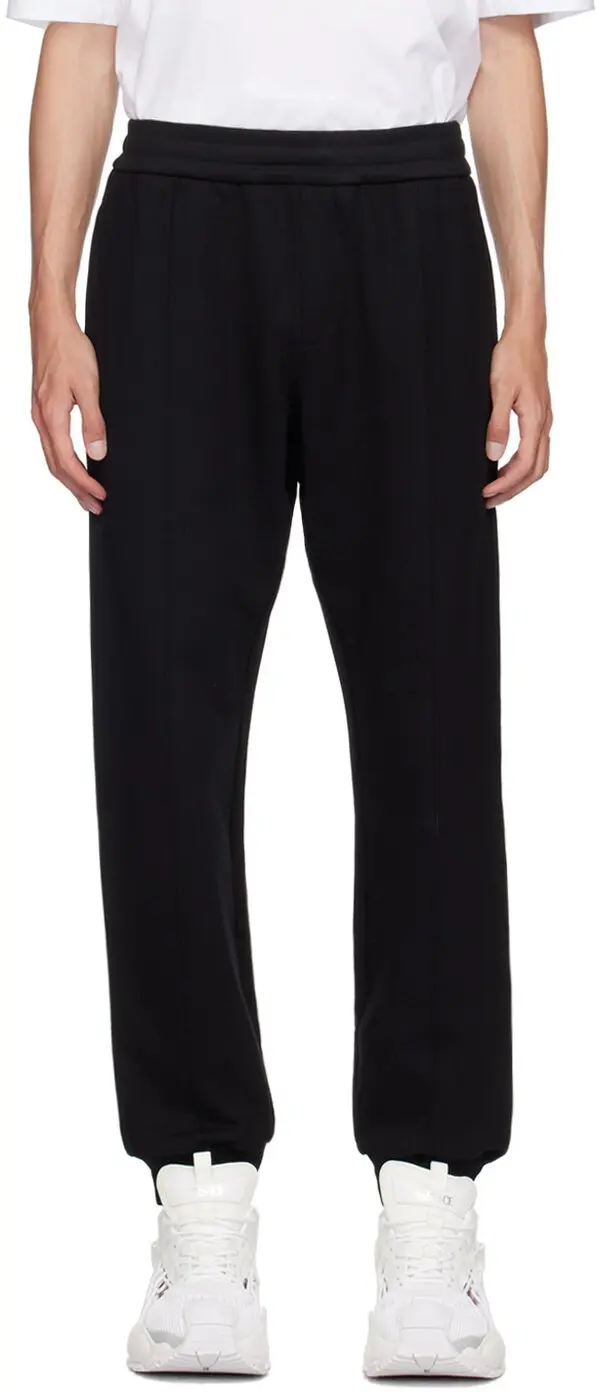 Versace Logo-embroidered Elasticated Waistband Track Pants