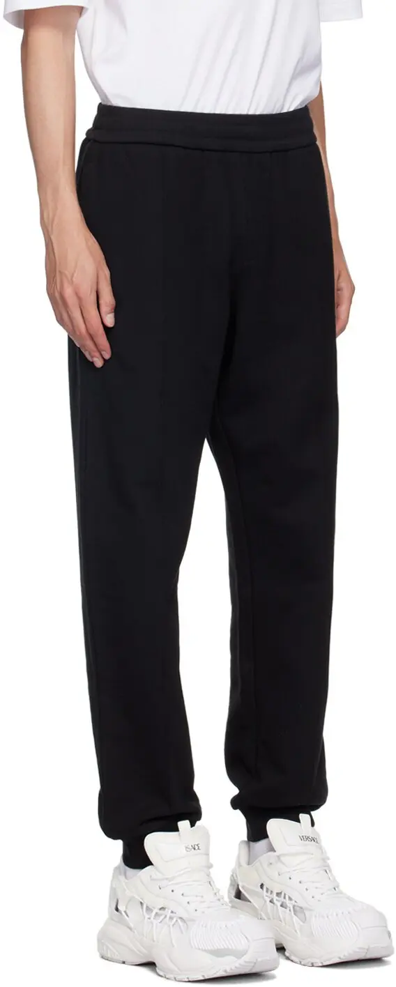 Versace Logo-embroidered Elasticated Waistband Track Pants