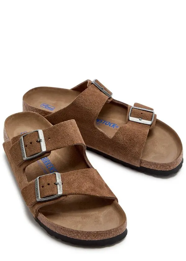 BIRKENSTOCK Arizona Suede Sliders