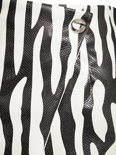 Coperni Zebra Print Miniskirt