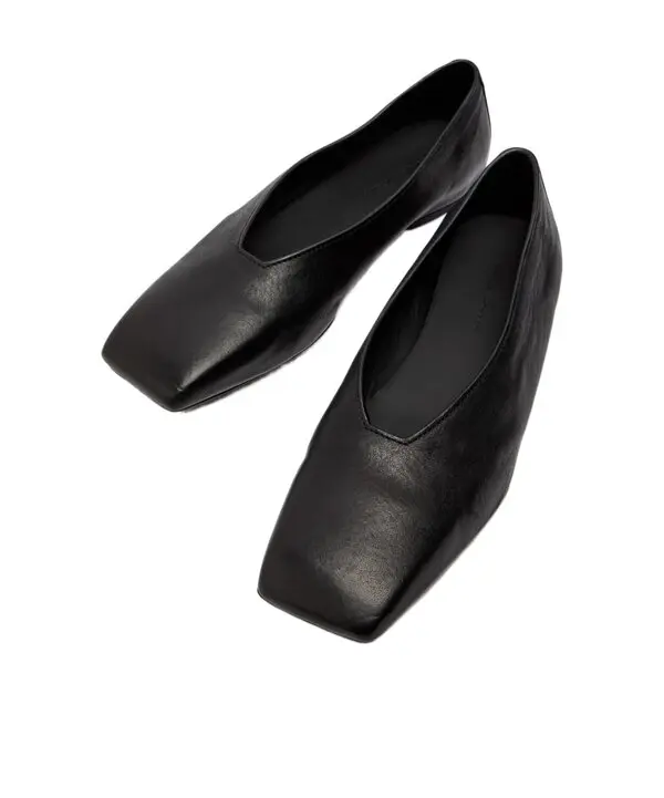 Rick Owens Leather Ballet Flats