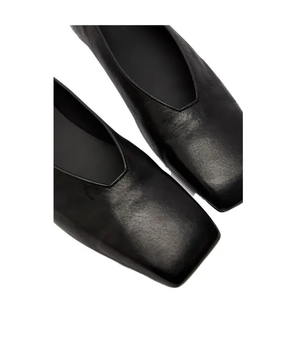 Rick Owens Leather Ballet Flats