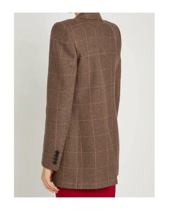 Saint Laurent Houndstooth Wool And Cashmere-blend Blazer