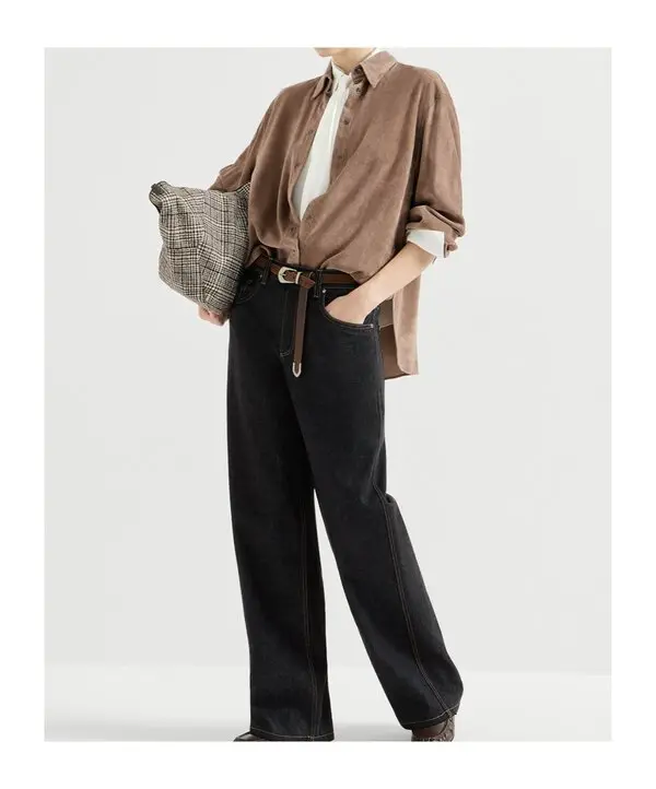 Brunello Cucinelli Button-down Corduroy Shirt - Cappuccino