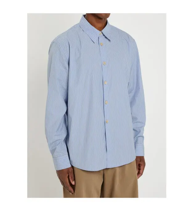 Our Legacy Beyond Pinstriped Cotton-poplin Shirt