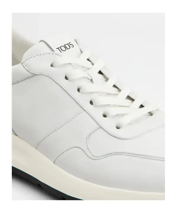 TOD'S Nappa Leather Red Dot Sneakers